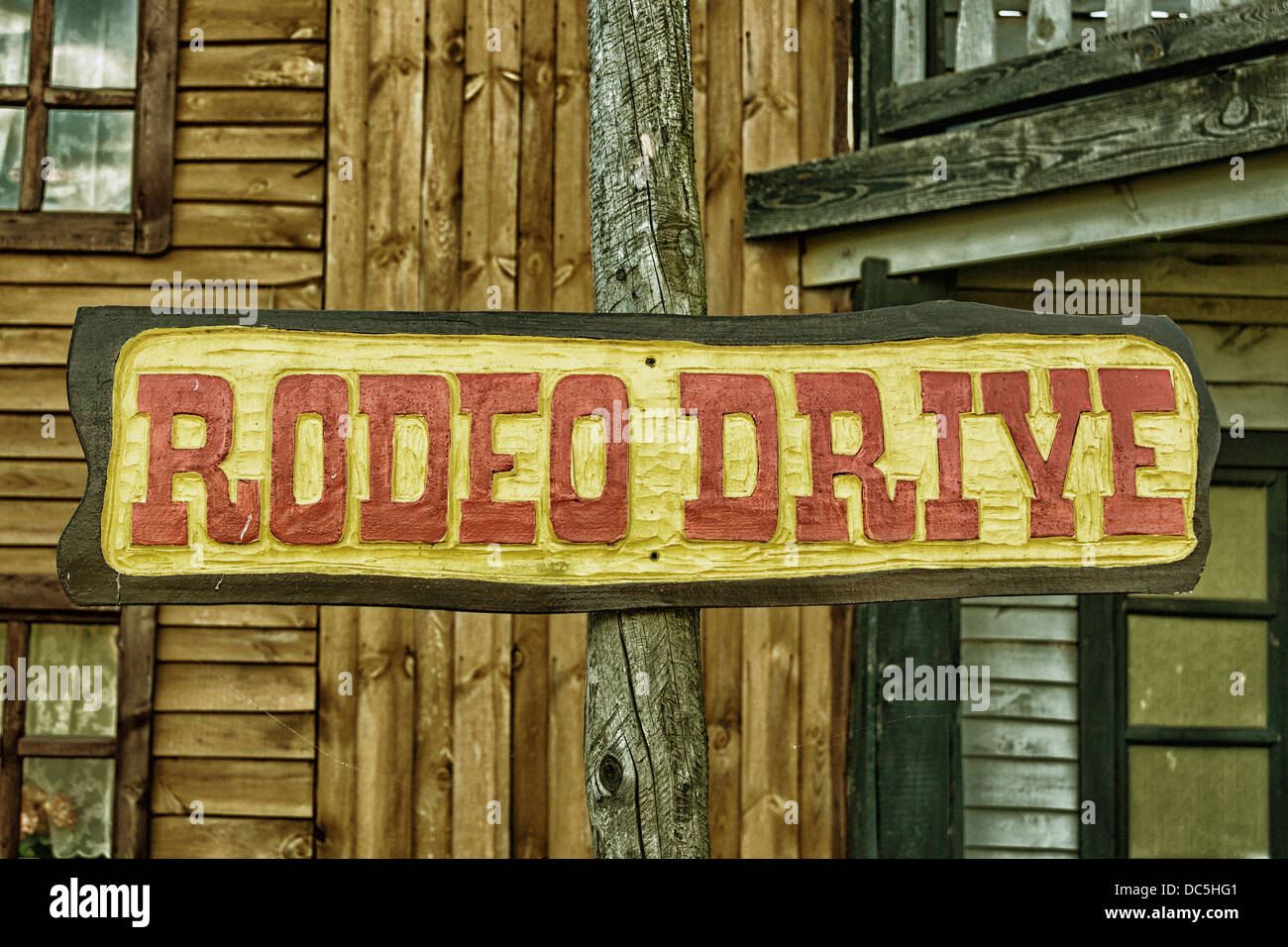 Rodeo drive sign hi-res stock photography and images - Alamy