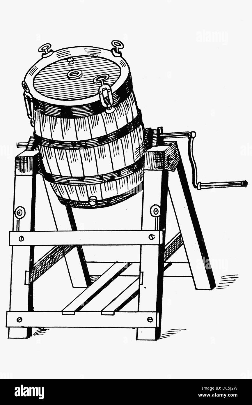 Butter machine hi-res stock photography and images - Alamy