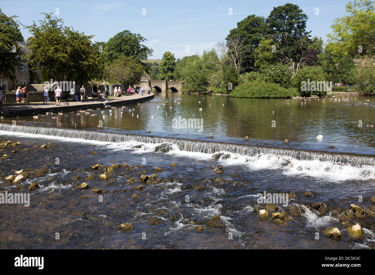 Bakewell Village Market Town Peak District Derbyshire UK Stock Photo ...