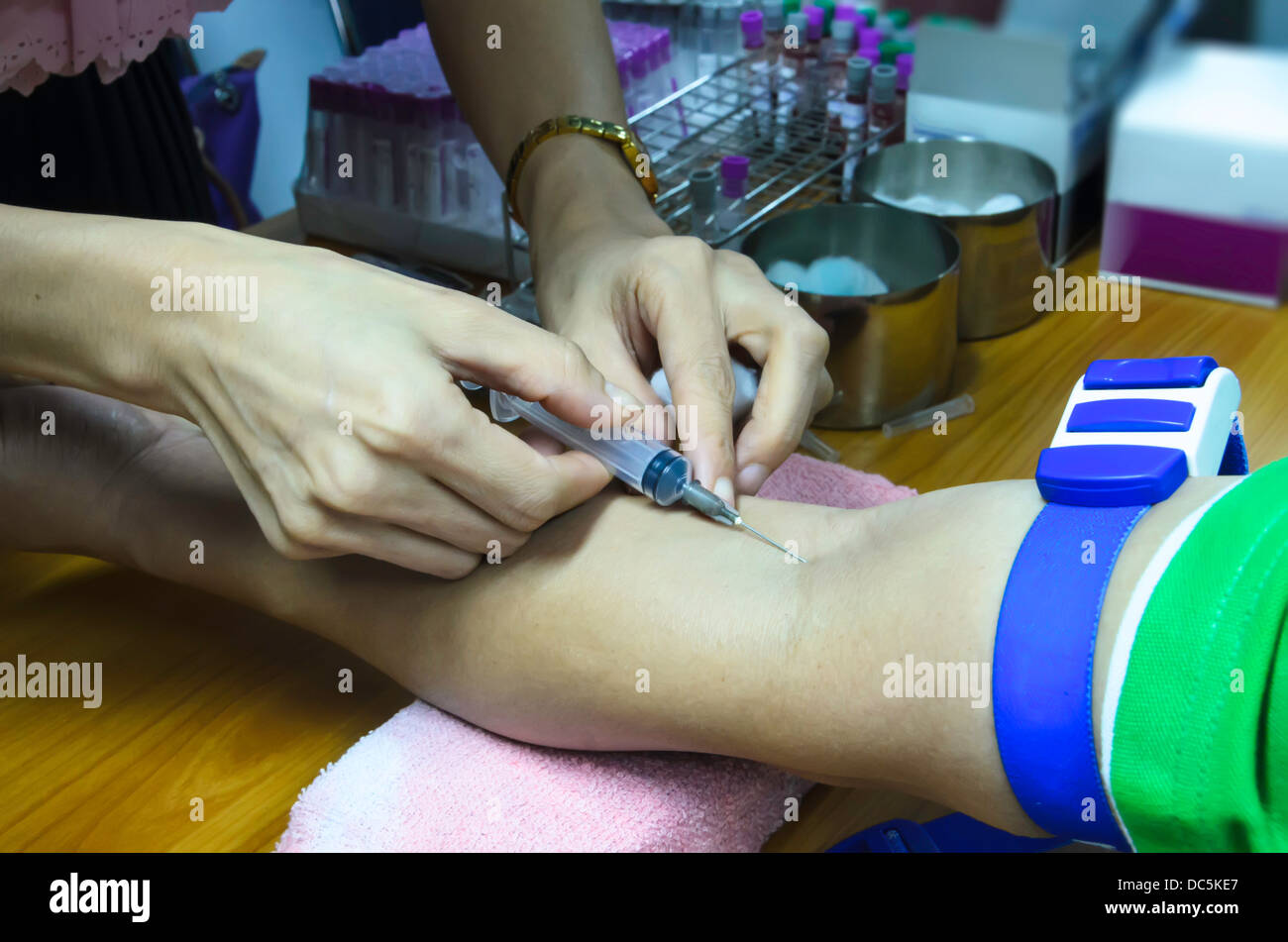 Blood samples for examination at the hospital Stock Photo - Alamy