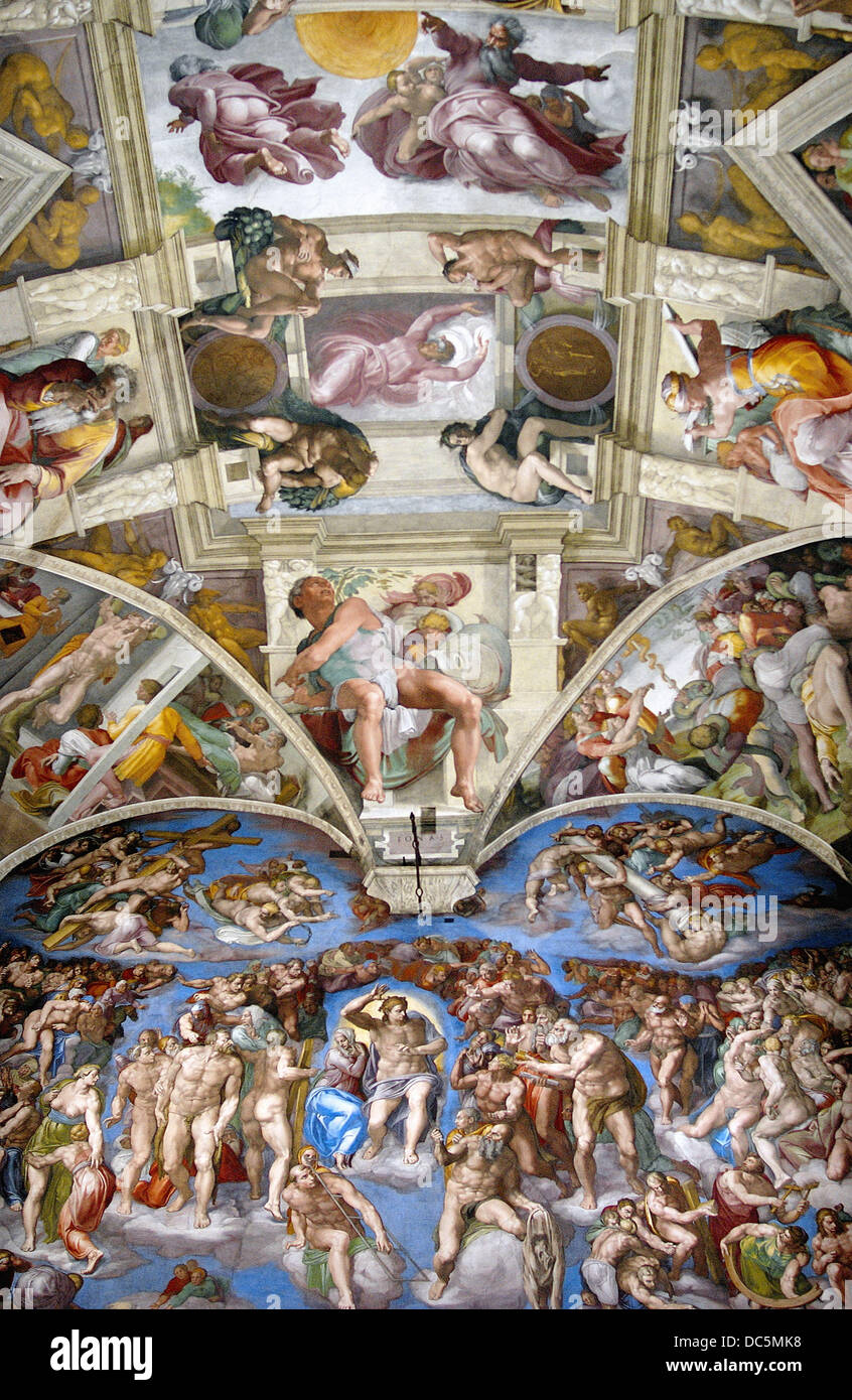 Sistine Chapel Last Judgment High Resolution Stock Photography and ...