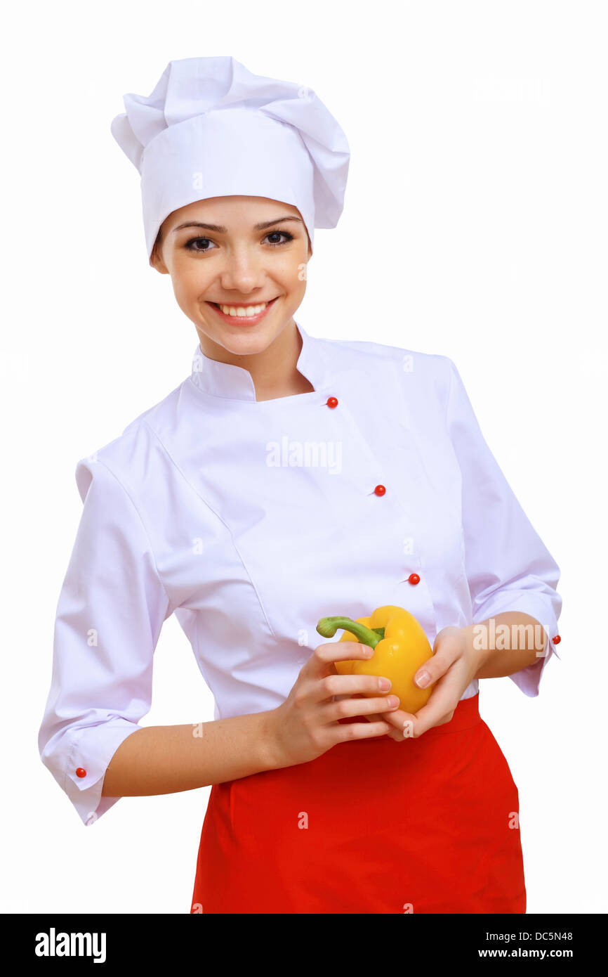 Young cook preparing food Stock Photo - Alamy