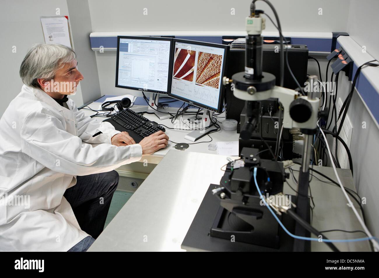 Atomic Force Microscopy High Resolution Stock Photography and Images ...