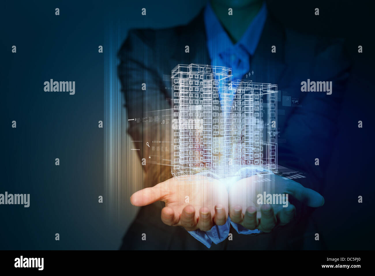 engineering automation building design Stock Photo - Alamy