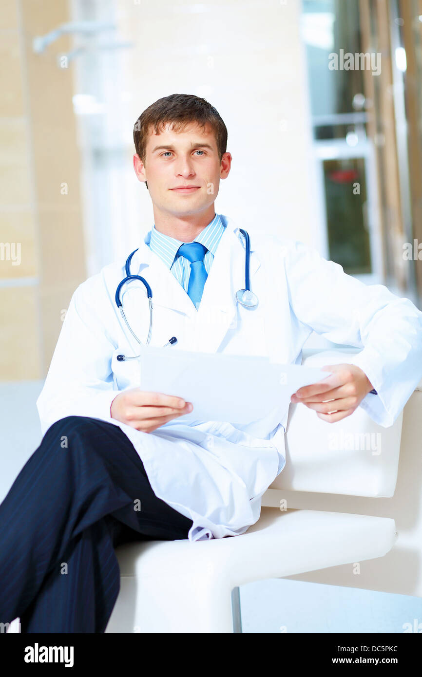 friendly male doctor Stock Photo - Alamy