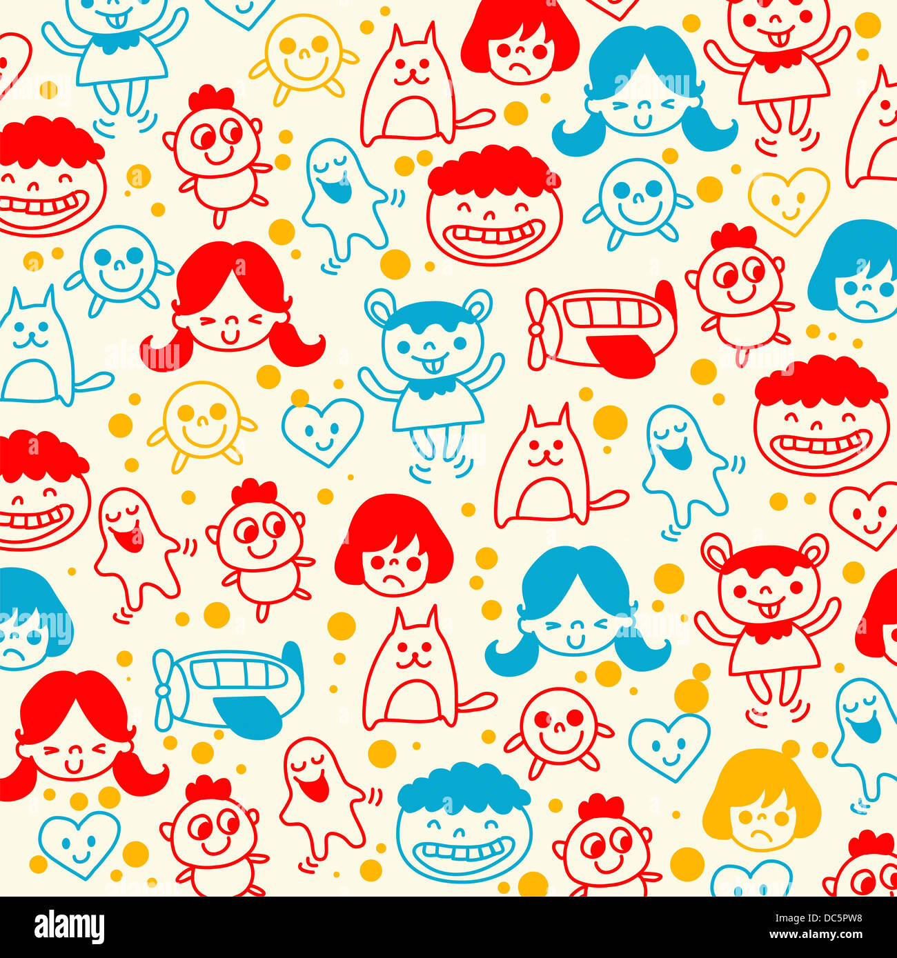 white background with illustration icons Stock Photo - Alamy