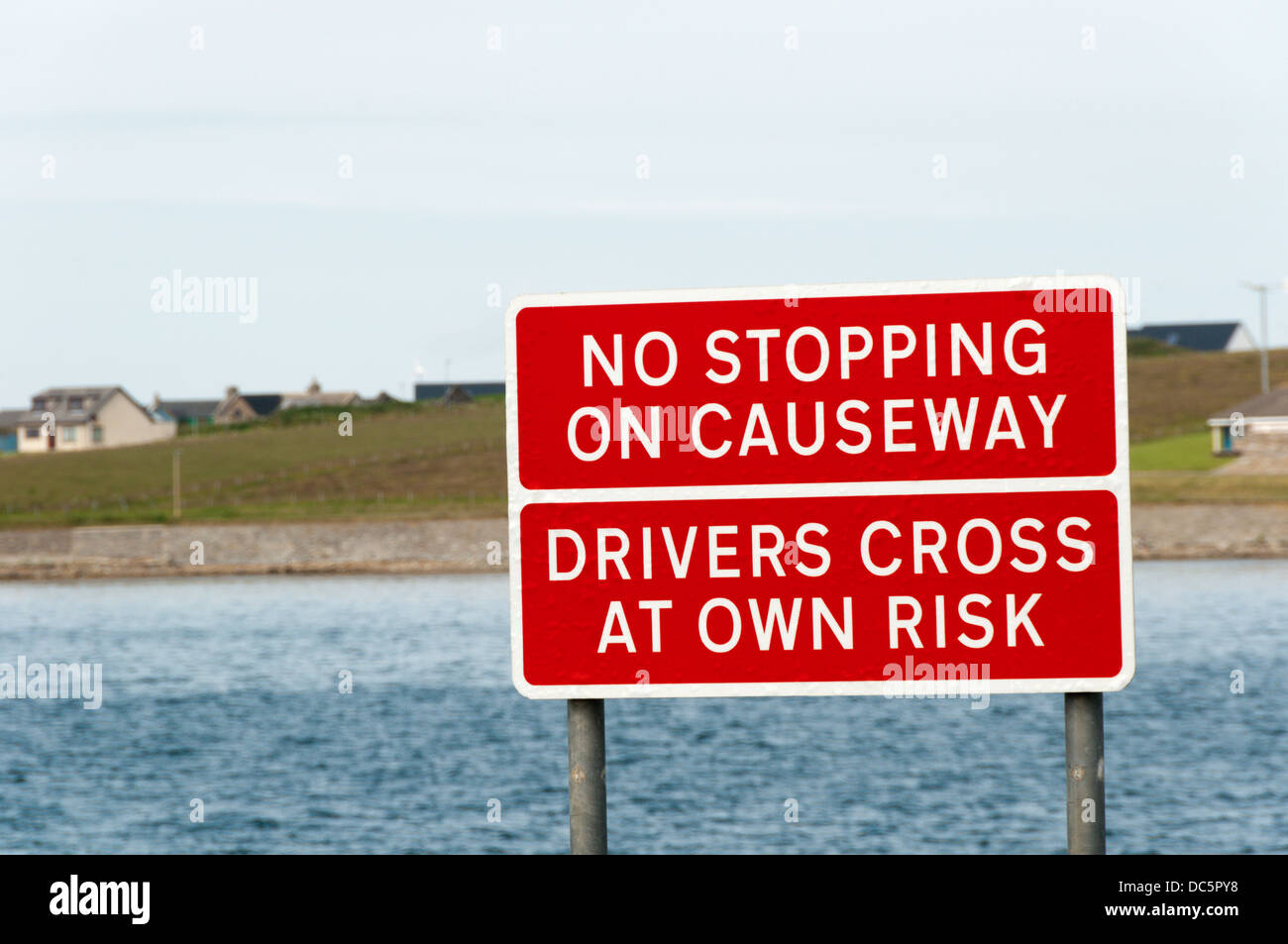 No stopping on causeway sign hi-res stock photography and images - Alamy
