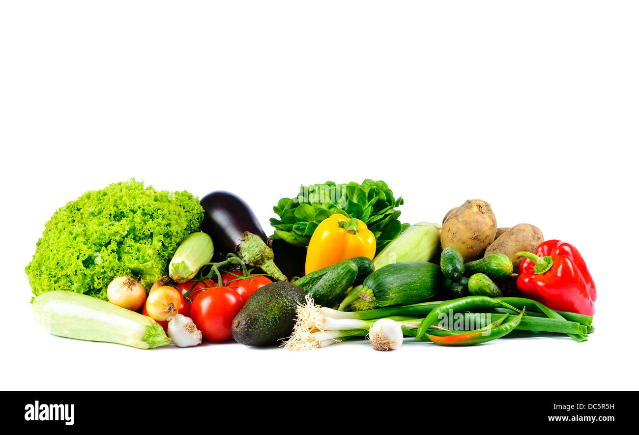 Fresh vegetables potatoes eggplant hi-res stock photography and images ...