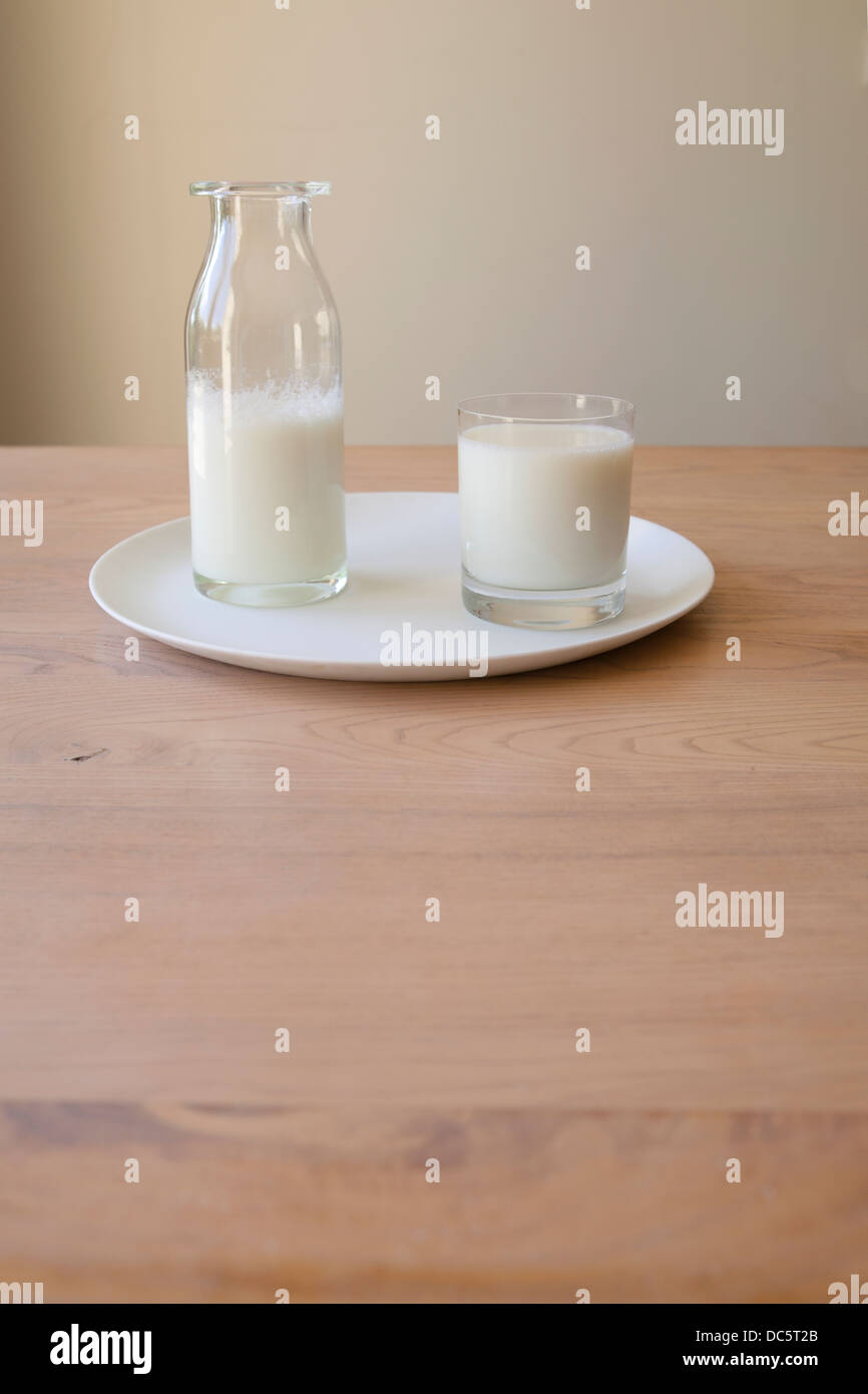 Glass of Milk on a white plate. Healthy eating, dairy eating. Current ...