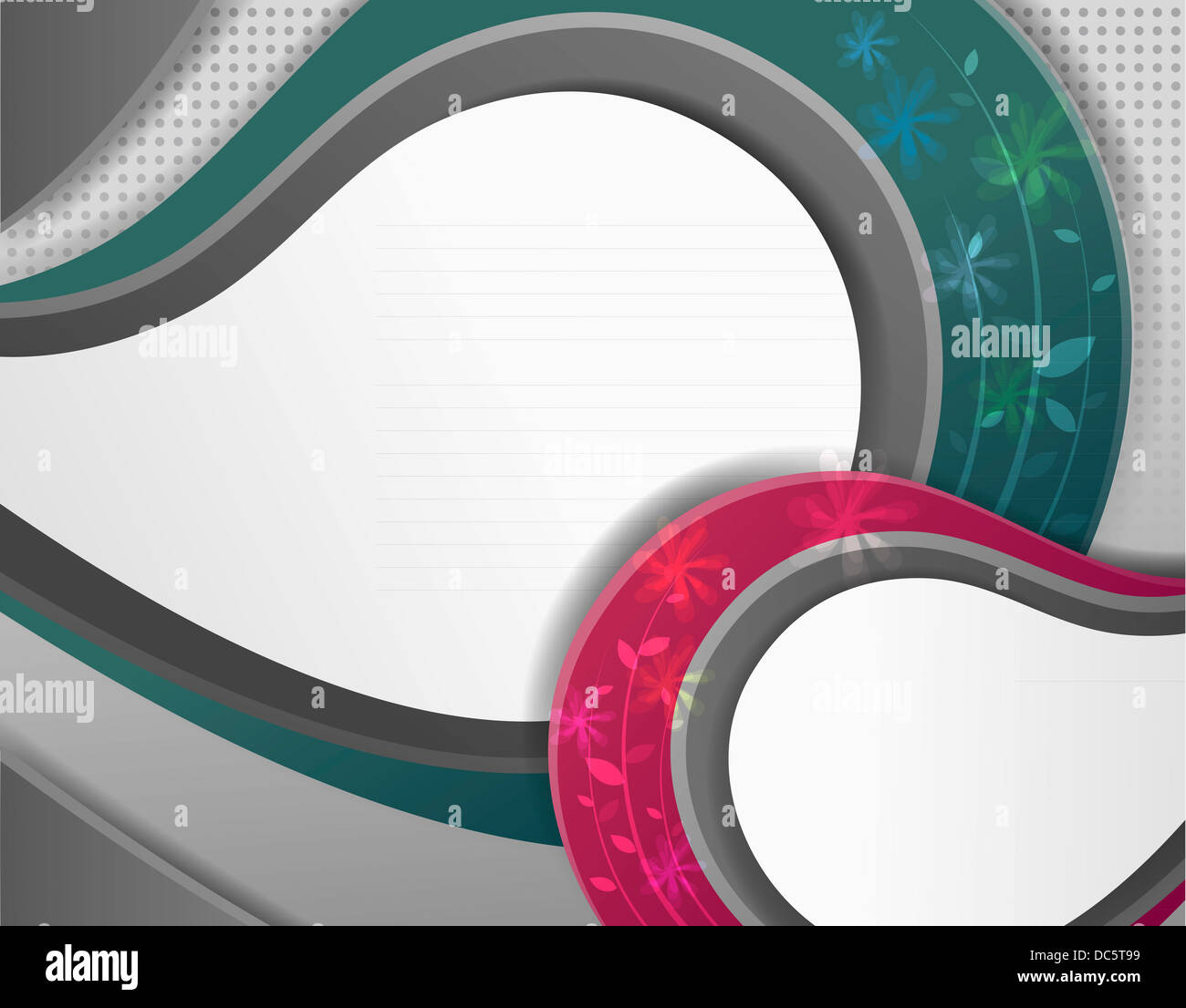 illustration memo template with unique graphic design Stock Photo - Alamy