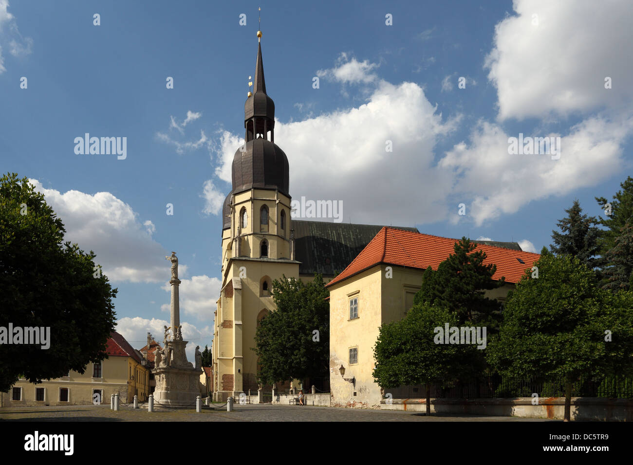 The gothic basilica of St. Nicolaus, Trnava, Slovakia Stock Photo - Alamy