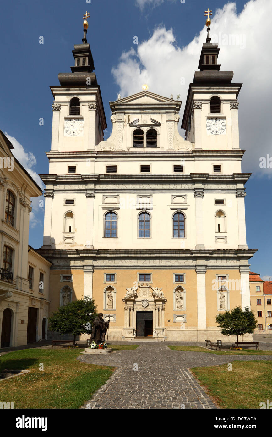 The cathedral of St. John the Baptist from the early baroque period ...