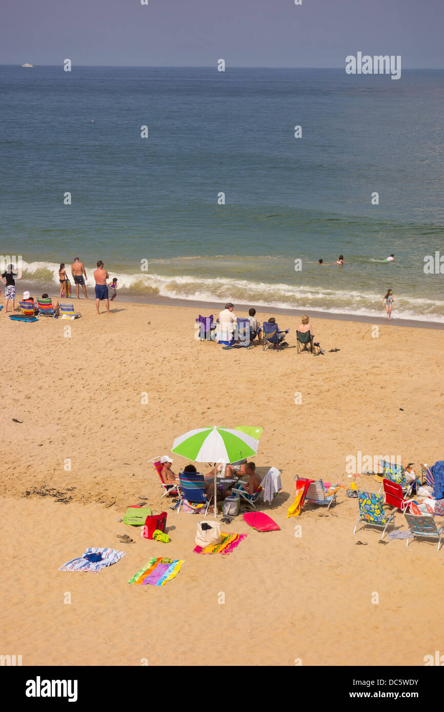 CAPE COD, MASSACHUSETTS, USA - White Crest beach near town of Wellfleet ...
