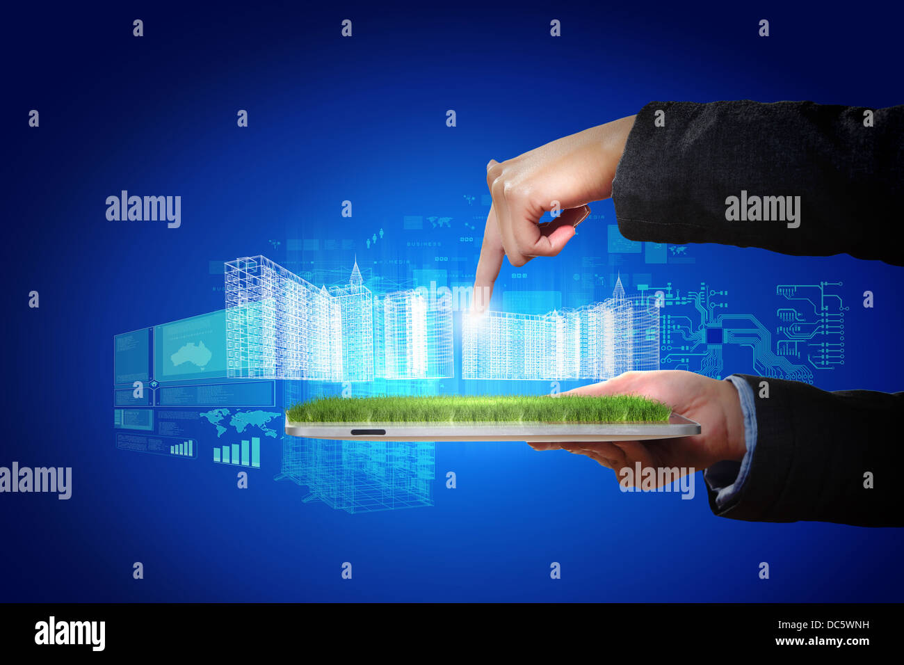 engineering automation building design Stock Photo - Alamy