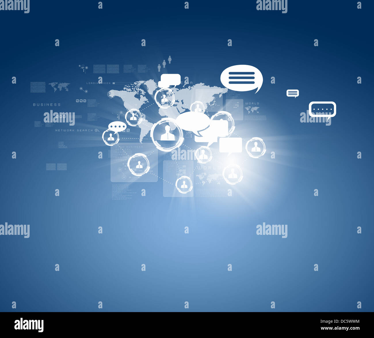 Internet concept illustration Stock Photo - Alamy