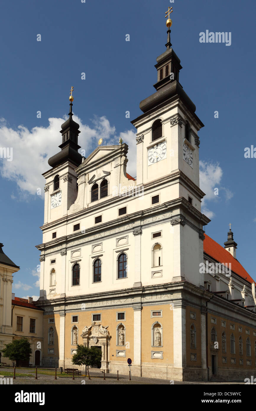 The cathedral of St. John the Baptist from the early baroque period ...