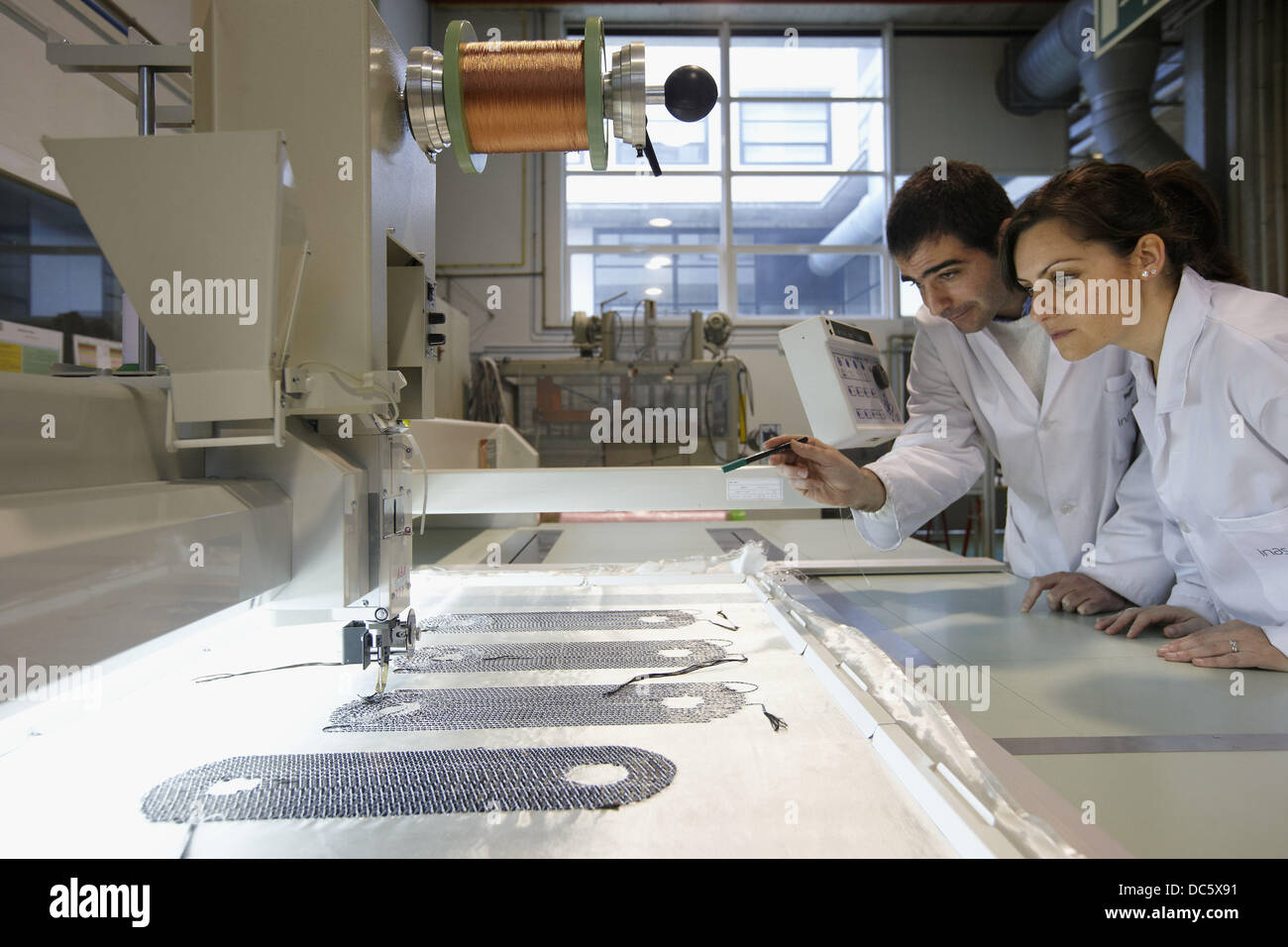 TFP (Tailored Fibre Placement) technolgy, manufacturing of tailored ...