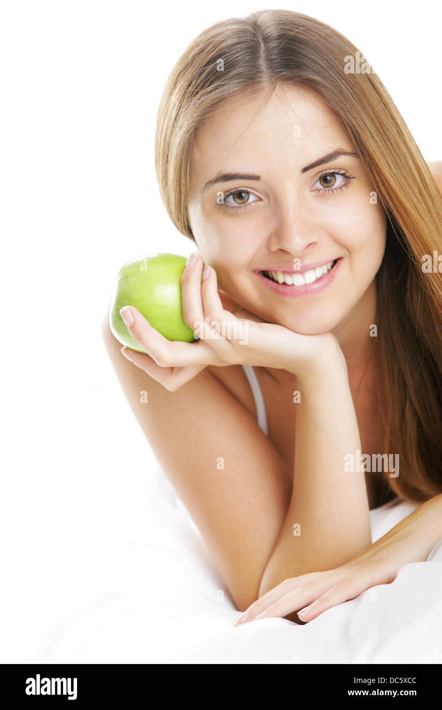Happy healthy girl Stock Photo - Alamy