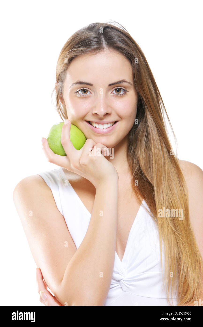 Happy healthy girl Stock Photo - Alamy