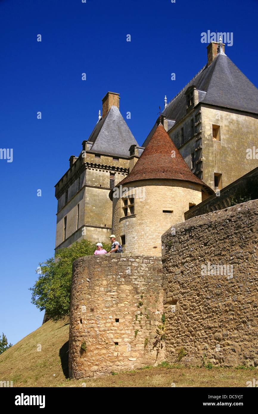 Castle of Biron, Biron, Dordogne, Aquitaine, France Stock Photo - Alamy