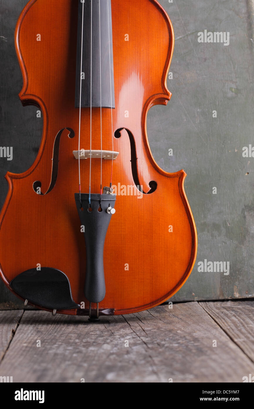 Violin close up Stock Photo - Alamy