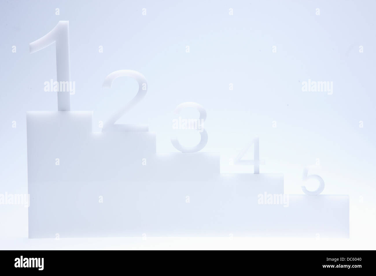 numbers on podium Stock Photo - Alamy