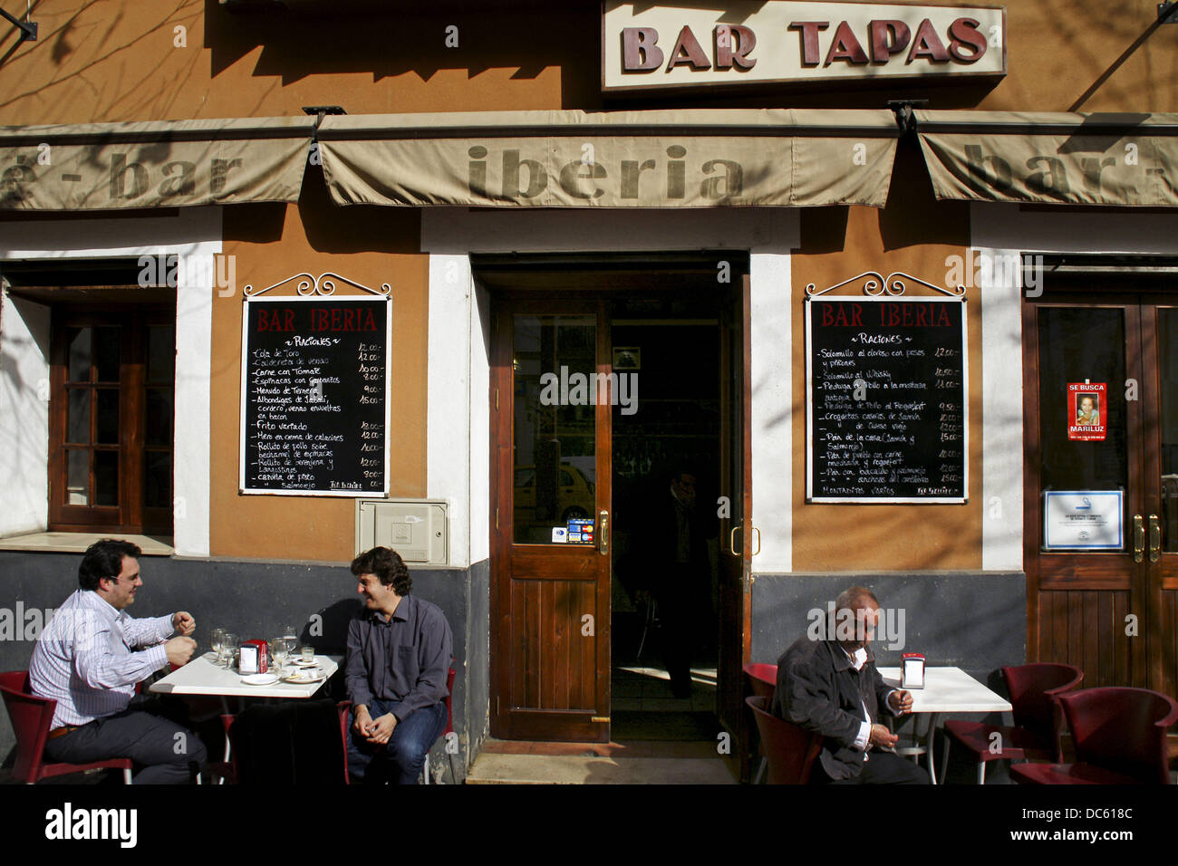 Sign for the iberia restaurant hi-res stock photography and images - Alamy