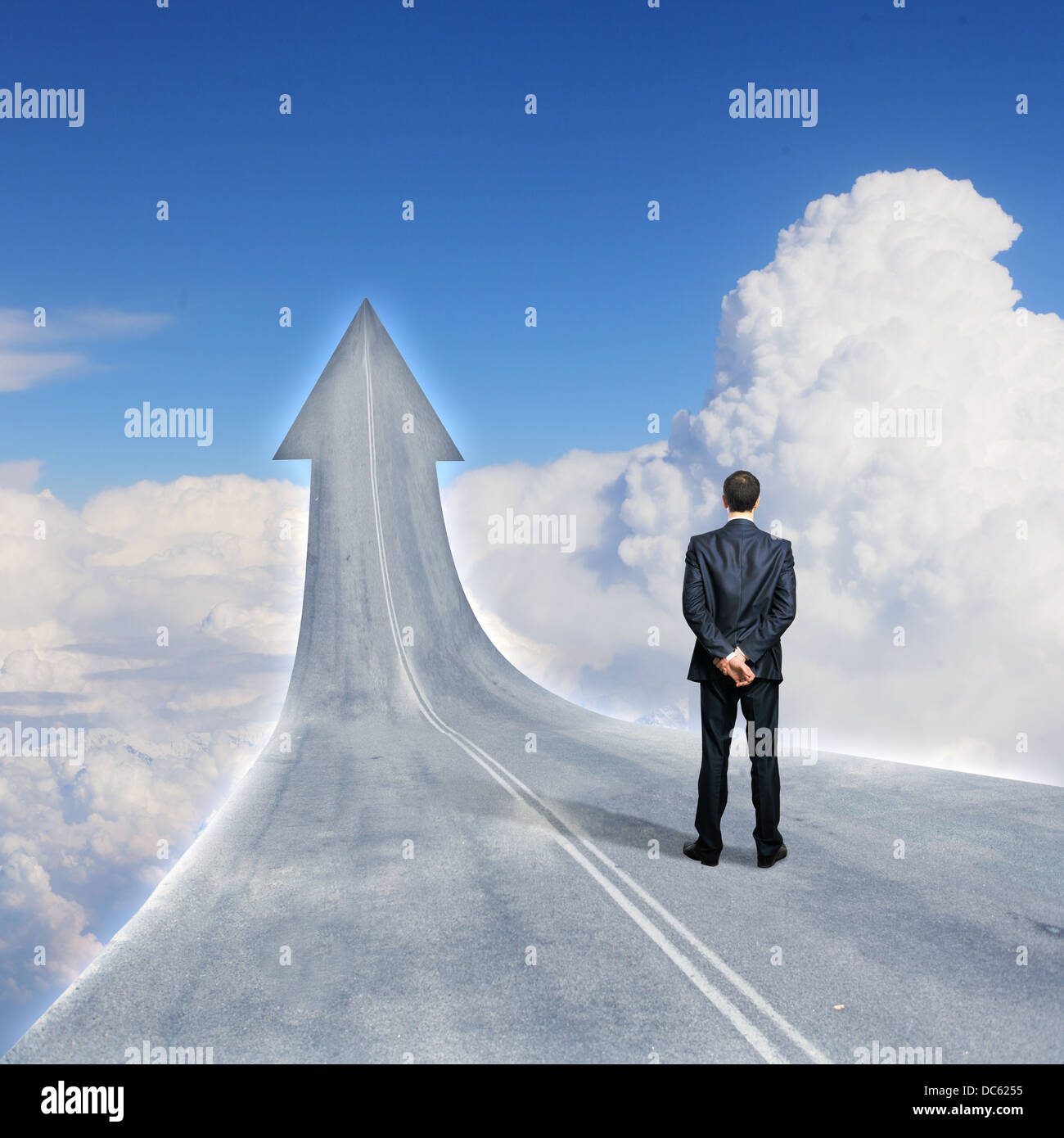 Concept of the road to success Stock Photo - Alamy