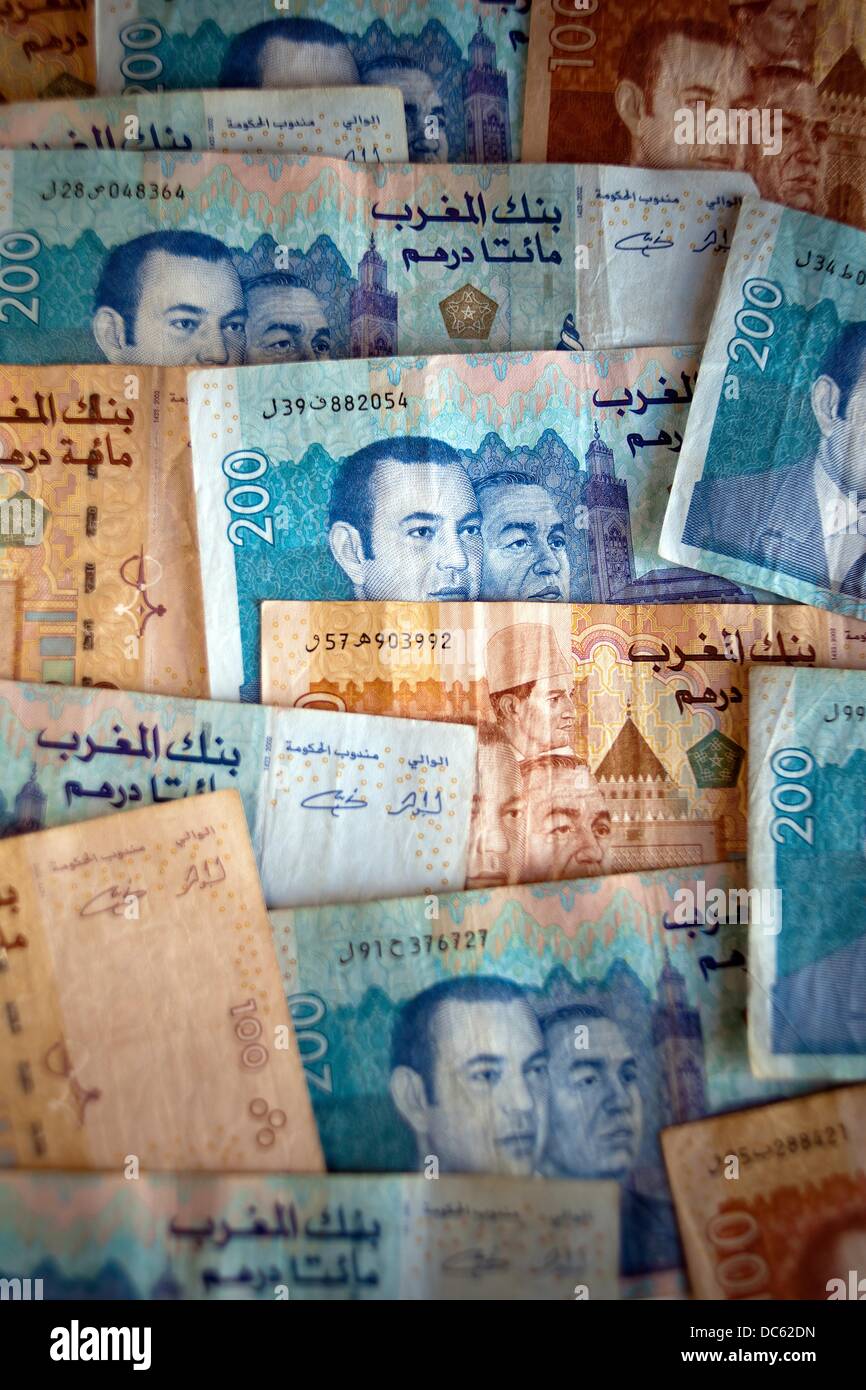 Dirham marroqui, rey de marruecos, moneda africana, moneda marroqui ...
