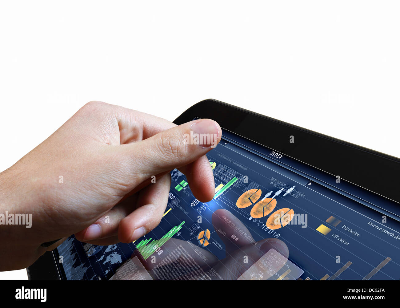 Modern computer technology in business Stock Photo - Alamy