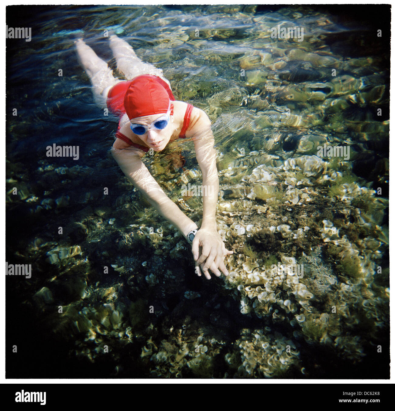 Full swim skin suit hi-res stock photography and images - Alamy