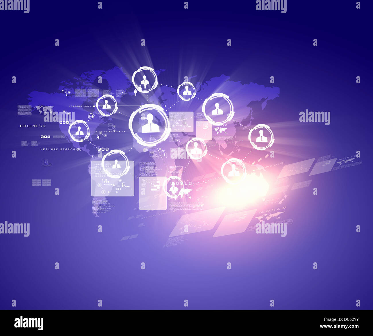 Internet concept illustration Stock Photo - Alamy