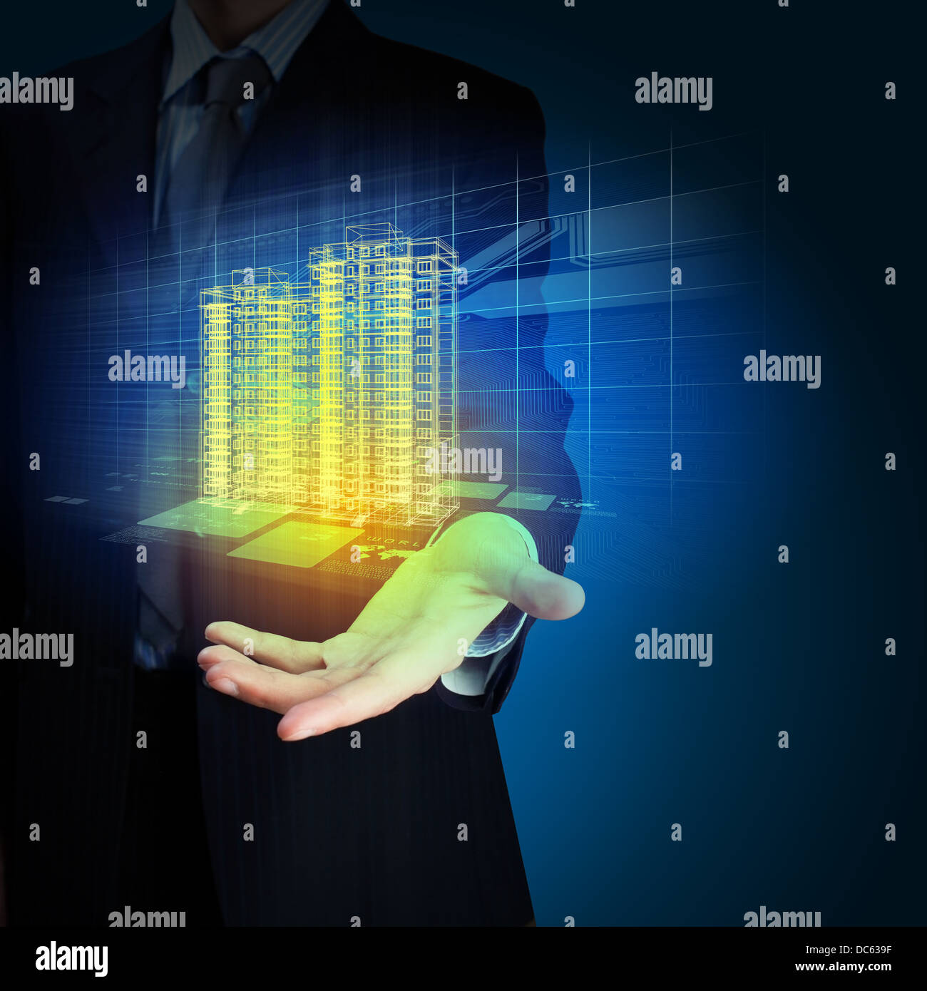 engineering automation building design Stock Photo - Alamy