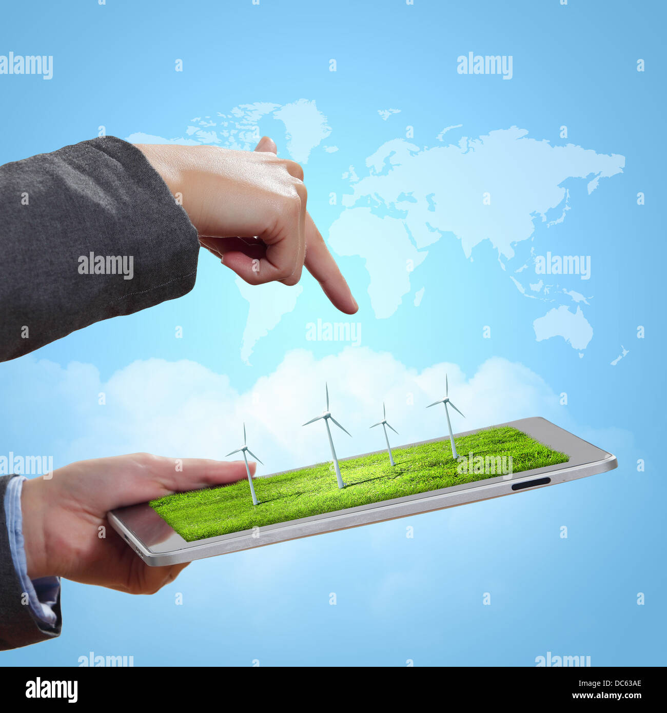 technology for ecology protection Stock Photo - Alamy