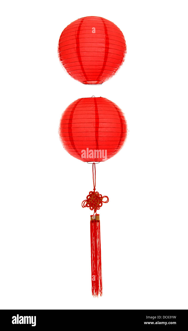 Festive chinese lantern round Cut Out Stock Images & Pictures - Alamy