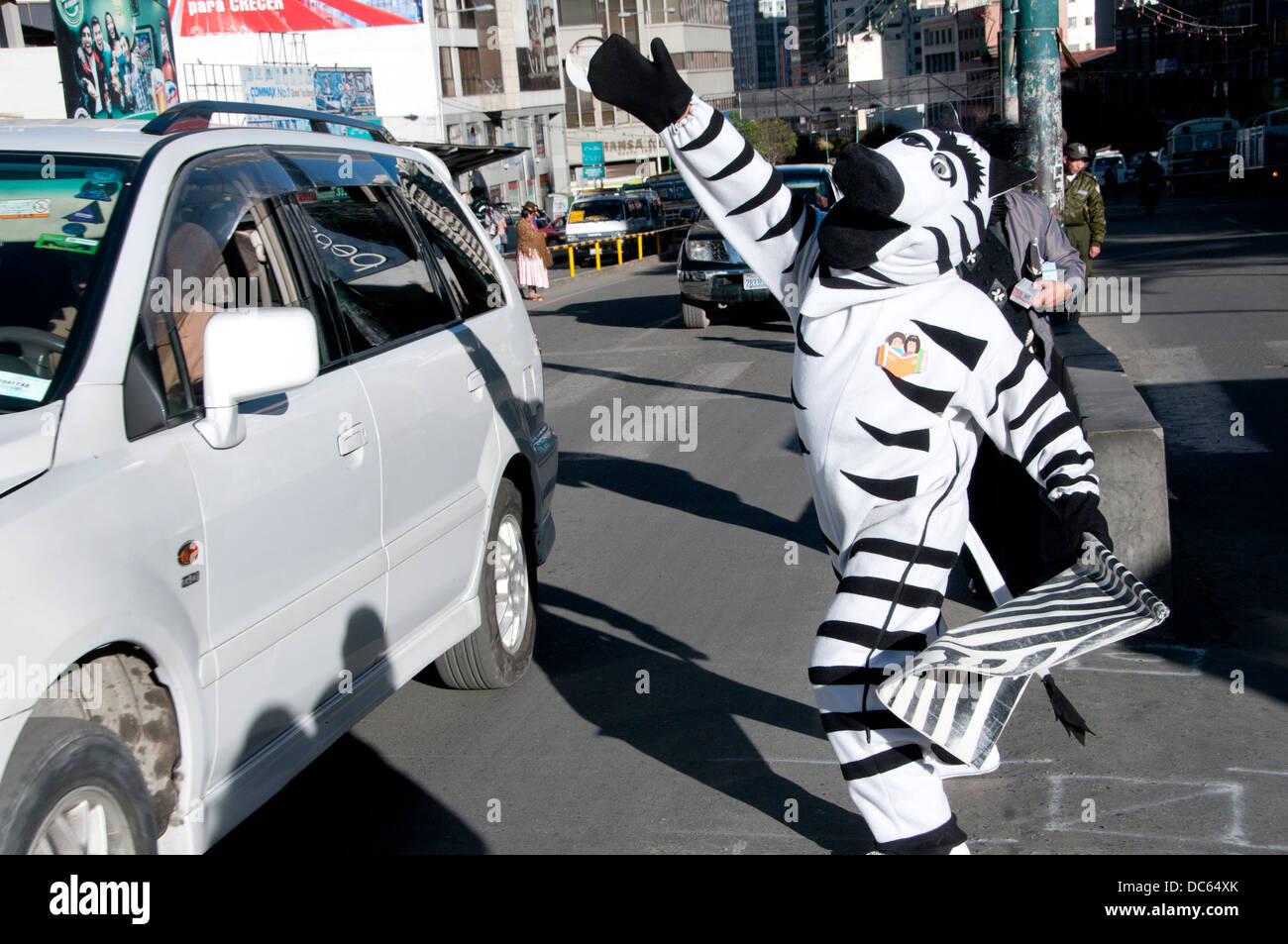 Traffic Zebra Bolivia Stock Photos & Traffic Zebra Bolivia Stock Images ...