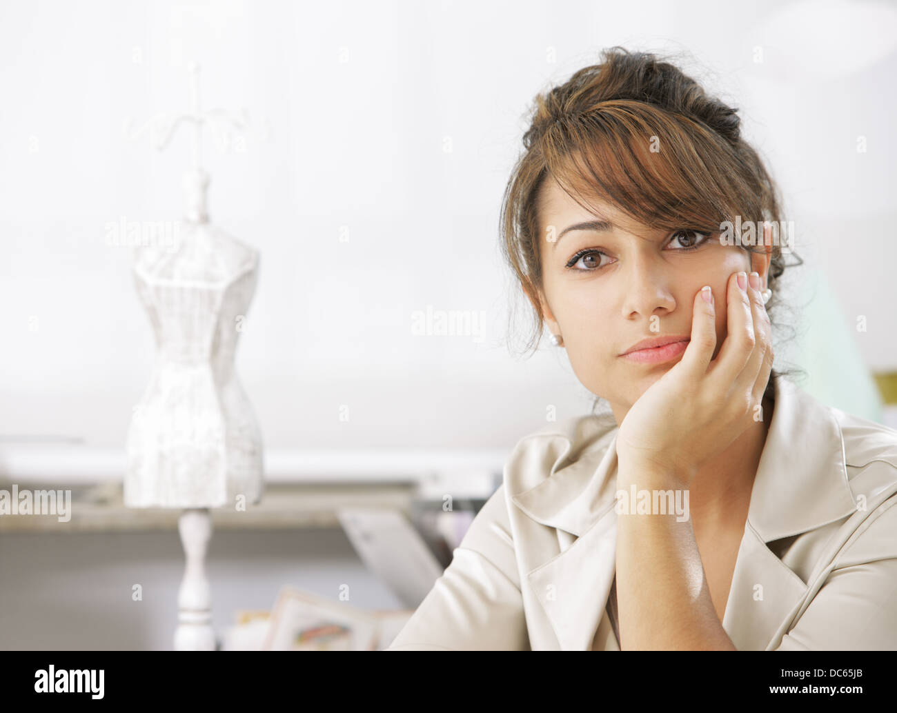 Female fashion designer Stock Photo - Alamy