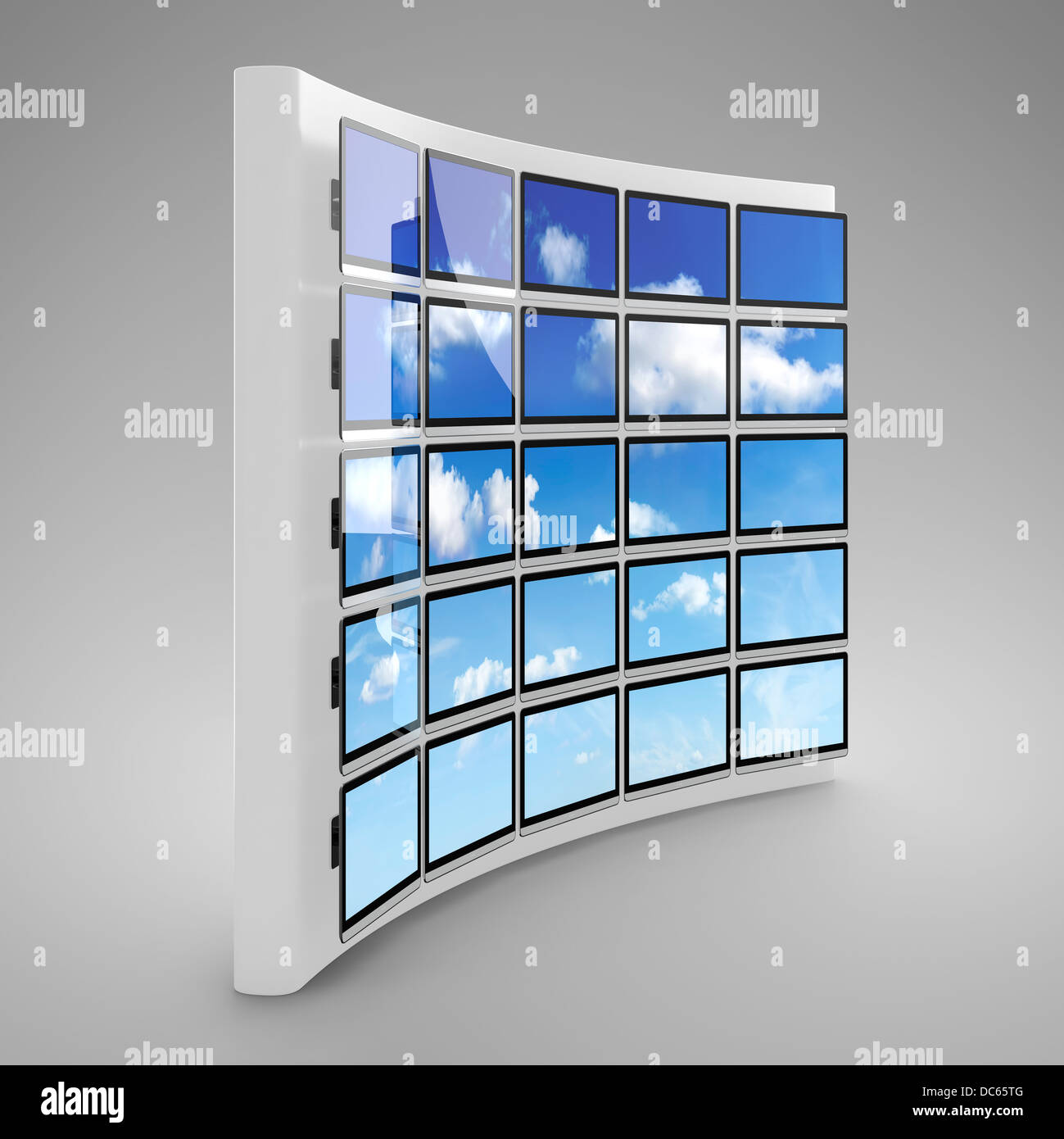 Large presentation monitor wall hi-res stock photography and images - Alamy