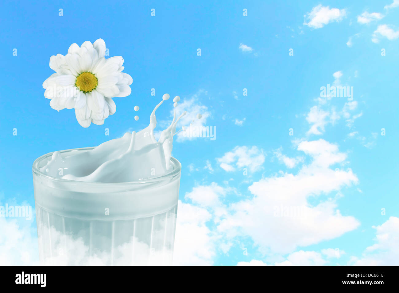 Fresh milk in the glass Stock Photo - Alamy