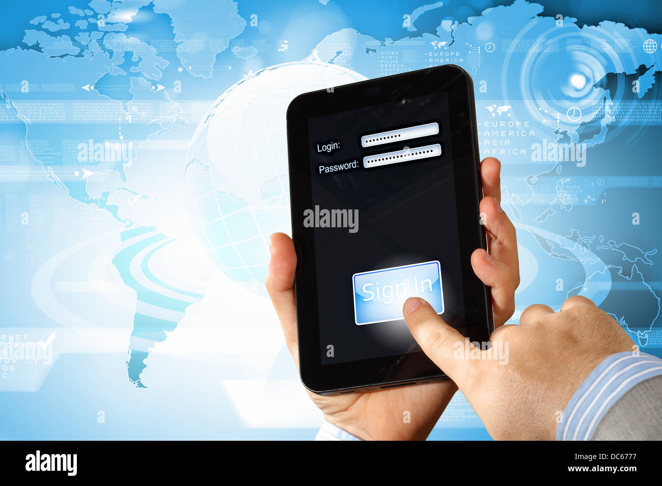 login with email and password Stock Photo - Alamy