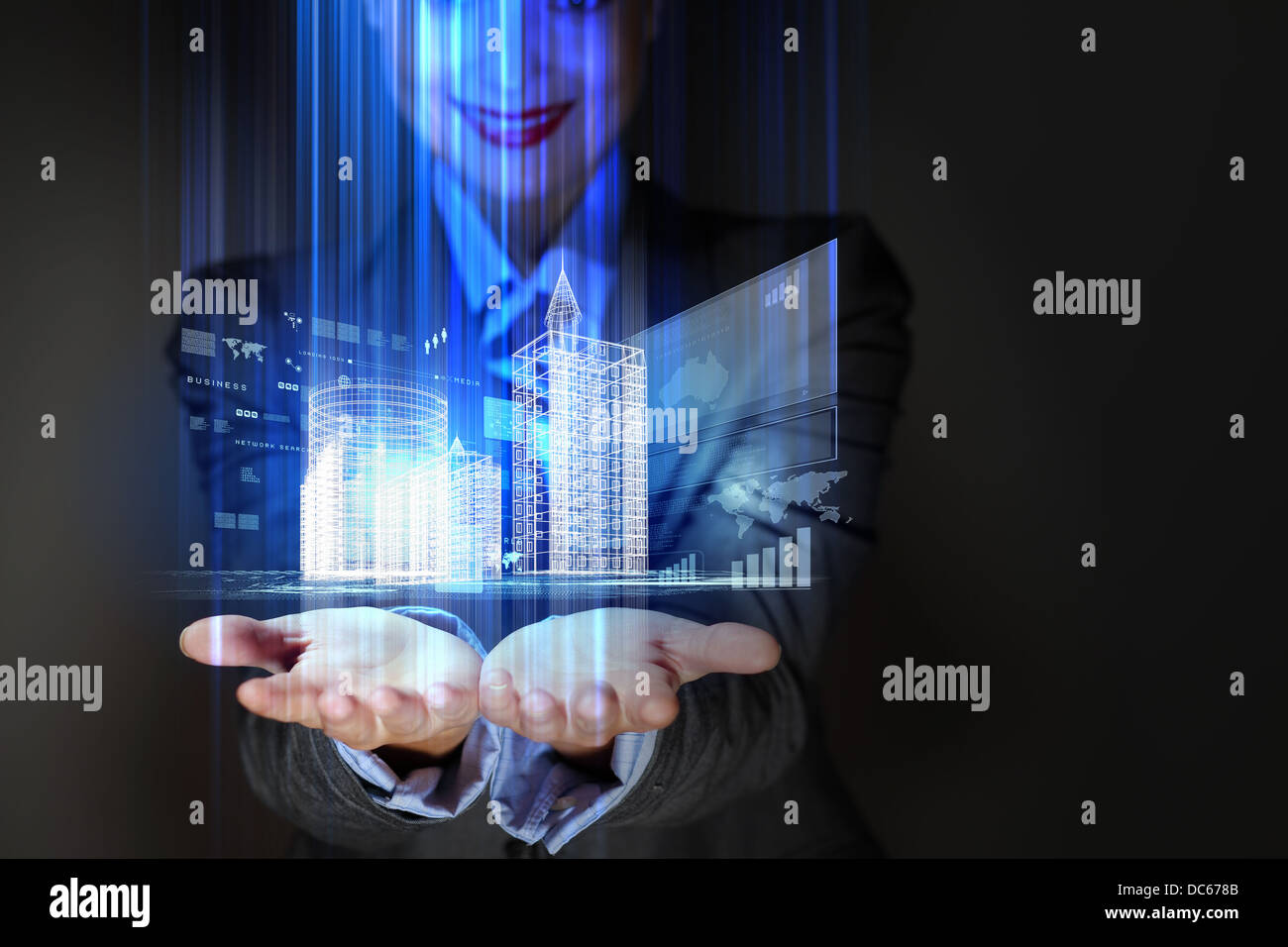 engineering automation building design Stock Photo - Alamy