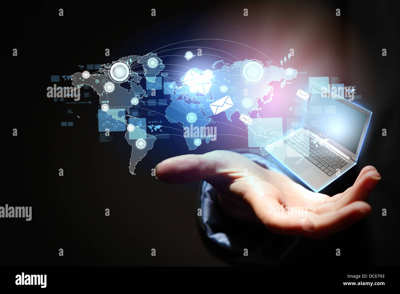 Touch screen computer device Stock Photo - Alamy