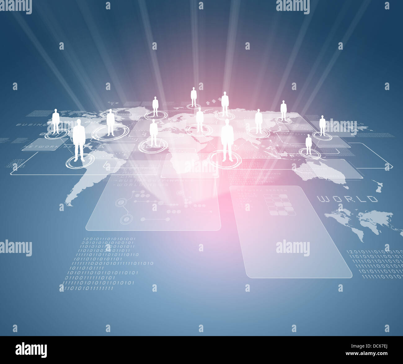 Internet concept illustration Stock Photo - Alamy