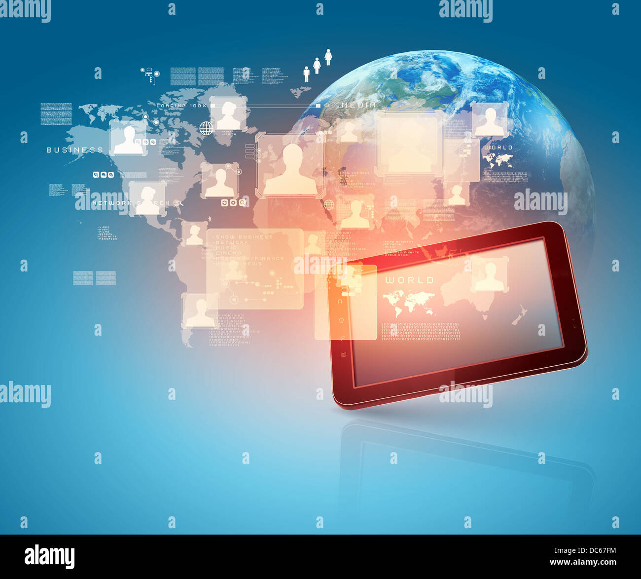 social network communication Stock Photo - Alamy