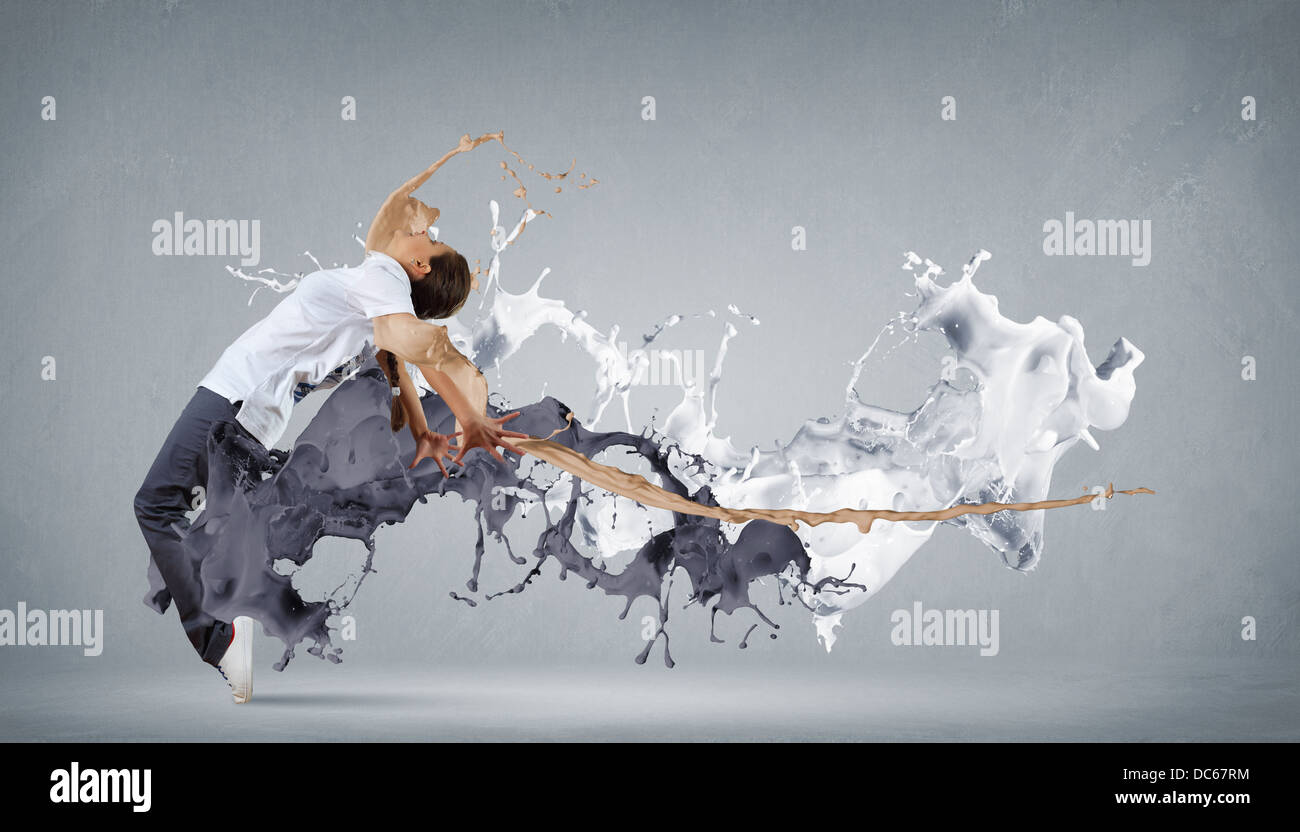 Modern style dancer Stock Photo - Alamy
