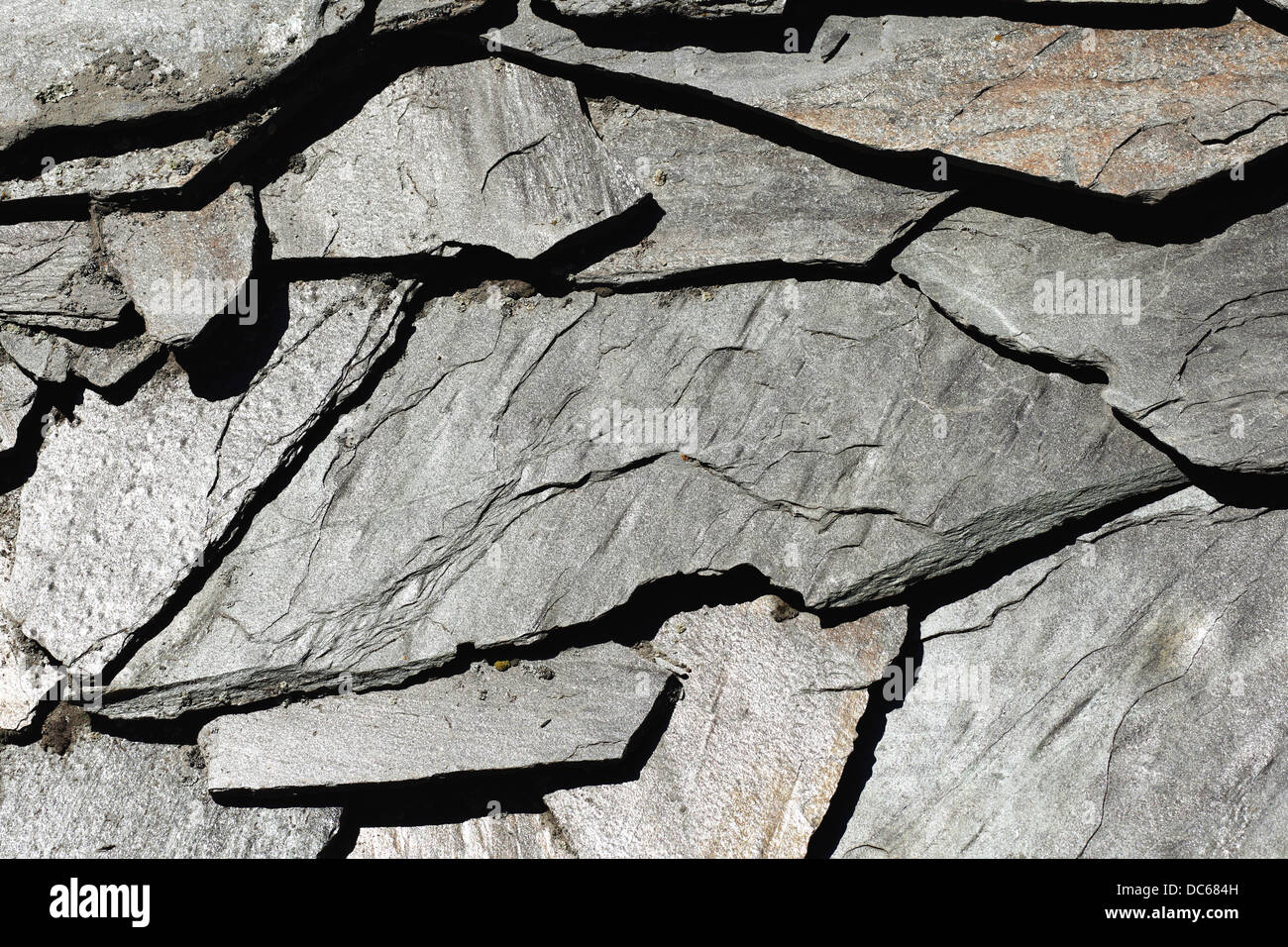 Natural pattern of a stone wall Stock Photo - Alamy