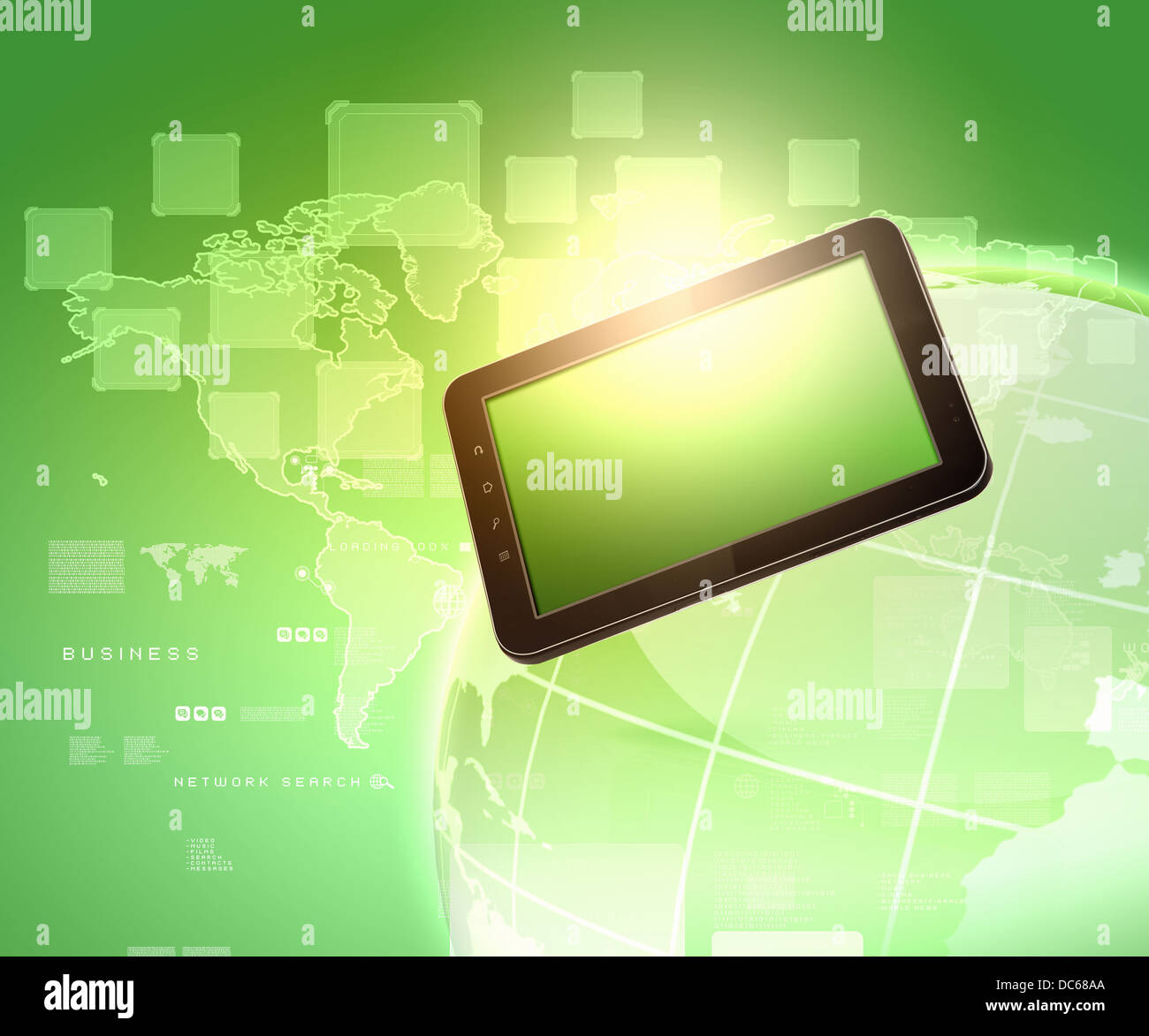 Modern communication technology Stock Photo - Alamy