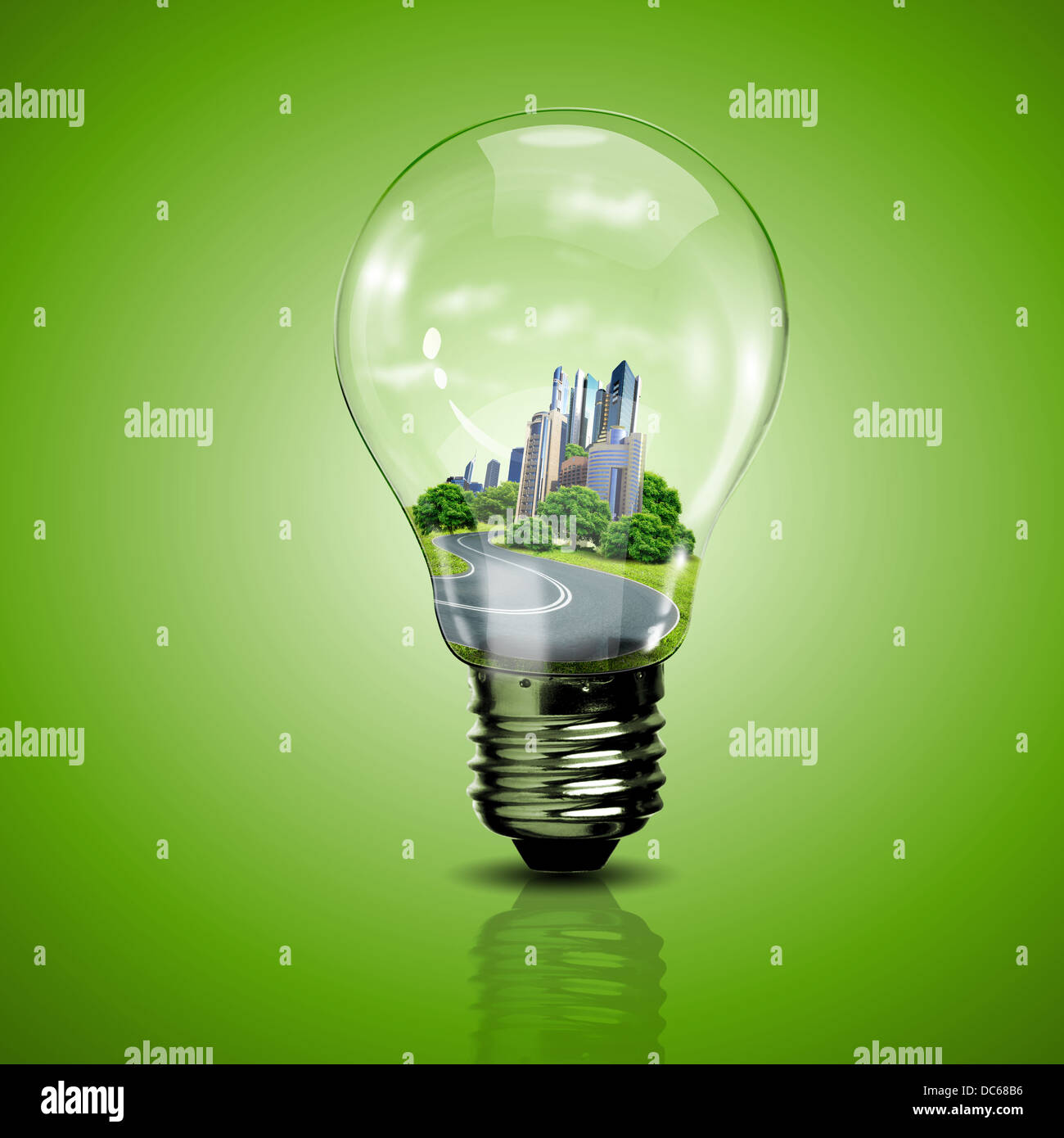 Planet earth inside light bulb hi-res stock photography and images - Alamy