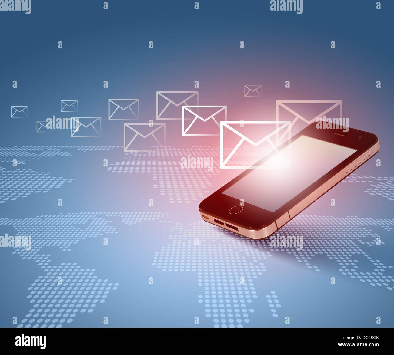 Modern communication technology Stock Photo - Alamy