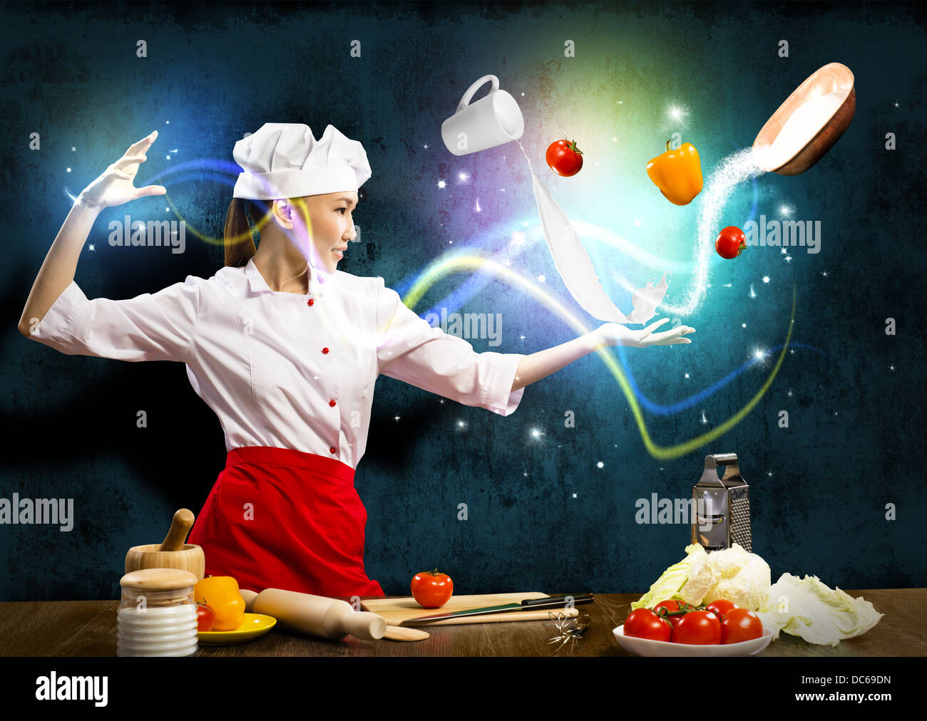 magic in the kitchen Stock Photo - Alamy